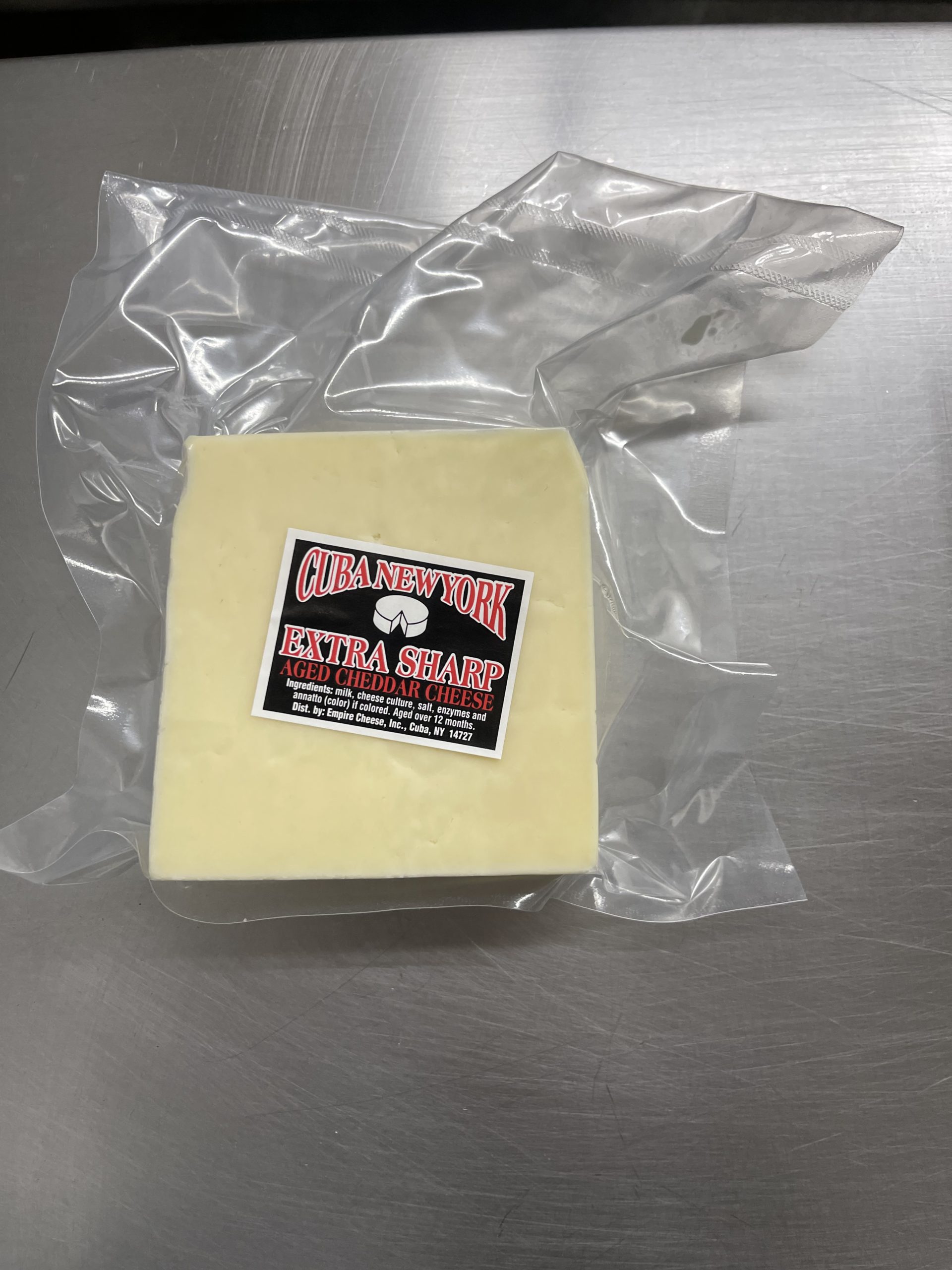 Extra Sharp Cuba Cheddar Cheese - Owasco Meat Company